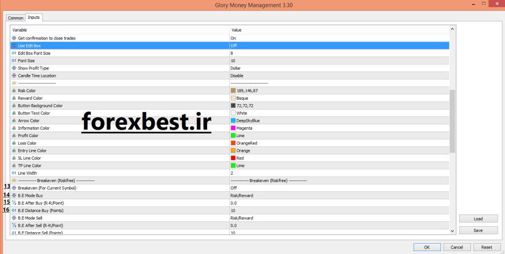 Forexbest - دانلود اکسپرت مدیریت سرمایه گلوری (Glory Money Management) برای متاتریدر 5